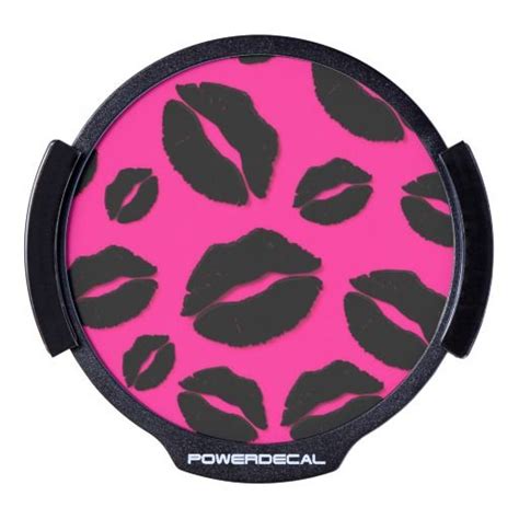 Pucker Up Kiss Led Car Window Decal