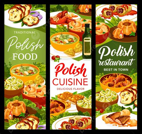 Polish Cuisine Meals Banners Template Download on Pngtree