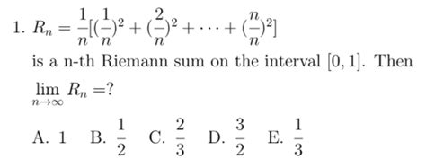 Solved Riemann Sum Problem Can Someone Please Show Me How Chegg Com
