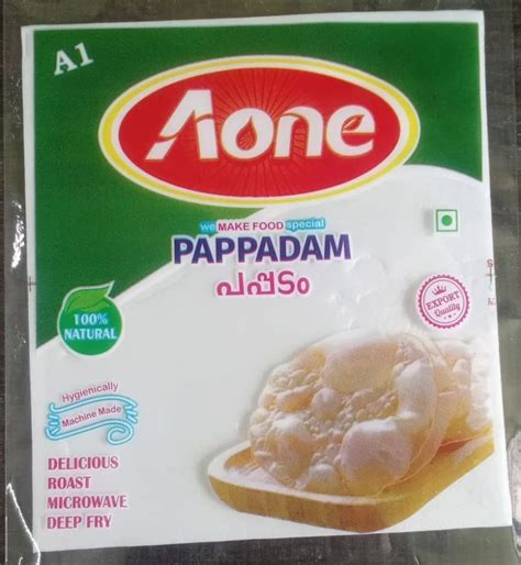 Food Products Papad Packing Pouch At Rs 200kg Plastic Bags In