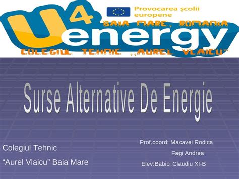 Surse Alternative De Energie By Rusu Elena Issuu