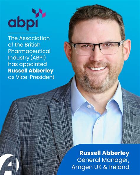 Amgen On Linkedin Were Pleased To Share That Amgens Russell Abberley