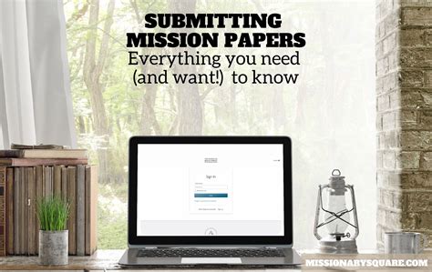 How To Submit Mission Papers For The Church Of Jesus Christ Of Latter