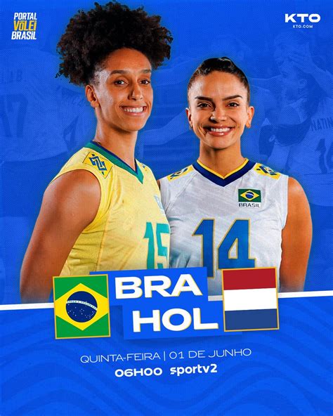 Portal Vôlei Brasil 🏐🇧🇷 On Twitter Nesta Quinta Tem Mais Dessa Vez A