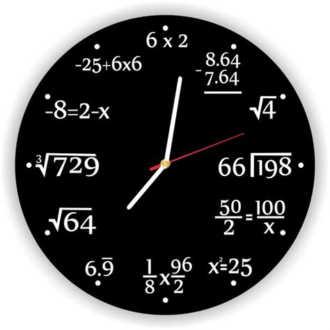 Math Clock Math T Teacher Etsy Canada In 2024 Math T Math
