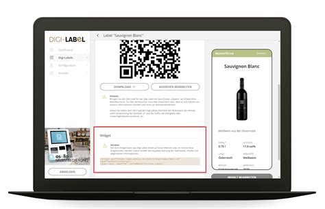 Digi Label Als Widget