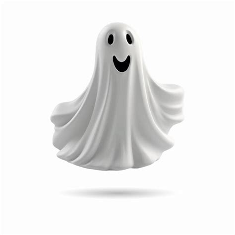 Ilustração Em Vetor De Fantasma De Halloween Vetor Premium