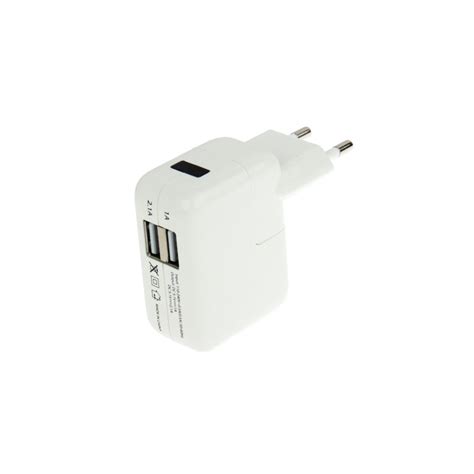 Apple Iphone Ipad Ipod Oplader Med 2xusb Hvid Hos Trendphonesdk