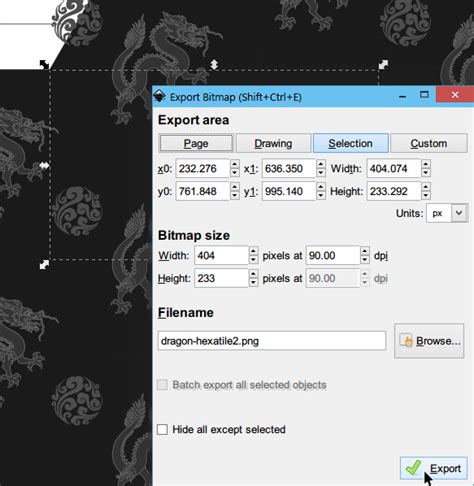 Make A Quick Dirty Repeating Pattern In Inkscape Using Hexagon Base