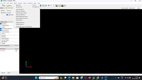 Avogadro2 1981app Crashes When I Click On One Of The Options