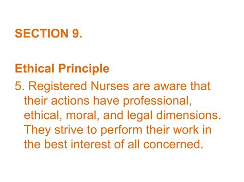 Nursing Code Of Ethics Ppt