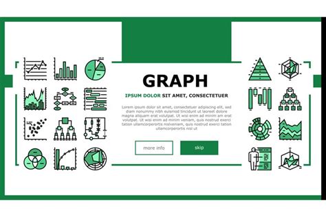 Graph For Analyzing And Research Landing Header Vector
