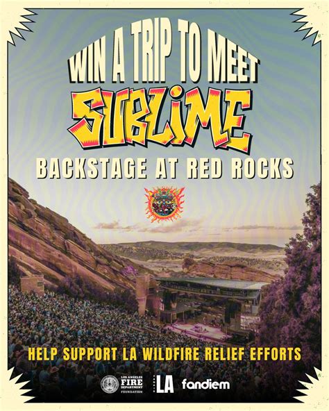 Sublime Win A Trip To Meet Sublime Backstage At Red