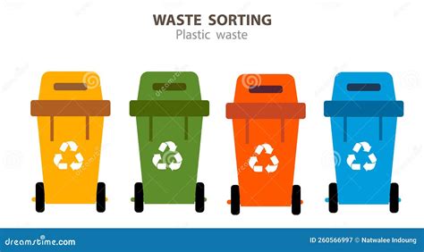 Waste Sorting Plastic Waste Concept Plastic Waste Recycling
