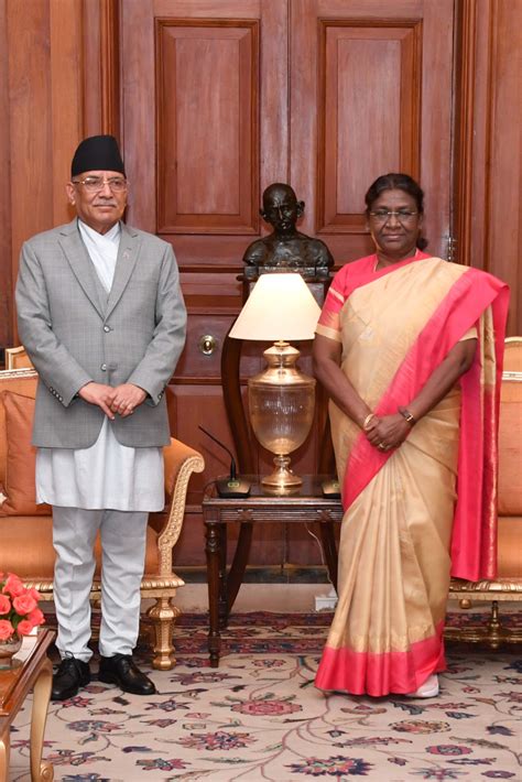 नेपाल के प्रधानमंत्री ने राष्ट्रपति से मुलाकात की Samagra Bharat News