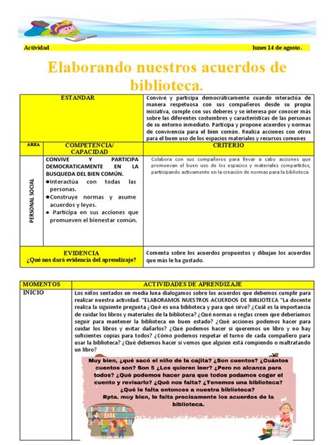 Actividades Del 14 Al 18 De Agosto Pdf Aprendizaje Simulación
