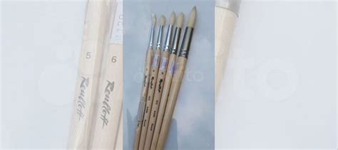 Кисти щетина художественные новые купить в Нижнем Новгороде | Хобби и ...