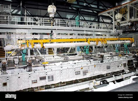 Kennedy Space Center Fla In The Orbiter Processing Facility An