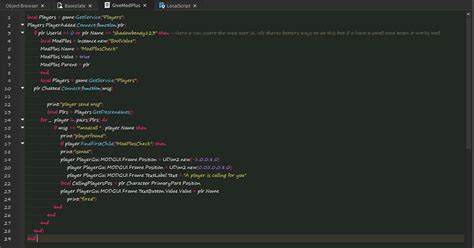 I Want To Make A Support Command In My Game Basic Admin Scripting Support Developer