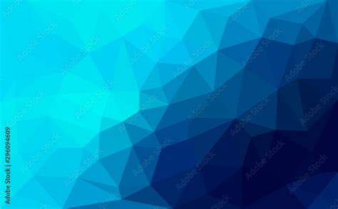Modern Blue Abstract Polygonal Mosaic Background Geometric Texture Background In Origami Style