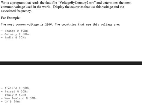 Solved Write A Program That Reads The Data File