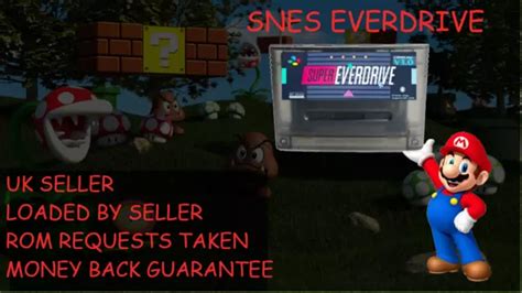 SUPER NINTENDO KRIKZZ Snes Everdrive Version 3 3000 Games 44 99