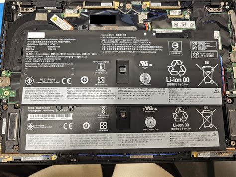 Lenovo Thinkpad X1 Carbon Gen7 バッテリー交換 パソコン修理テック