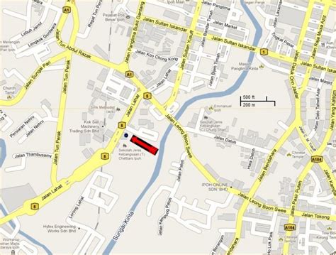 Ipoh Map And Ipoh Satellite Image