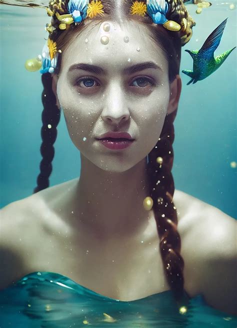 Underwater Photo Clear Water Perfect Beautiful Midjourney Openart