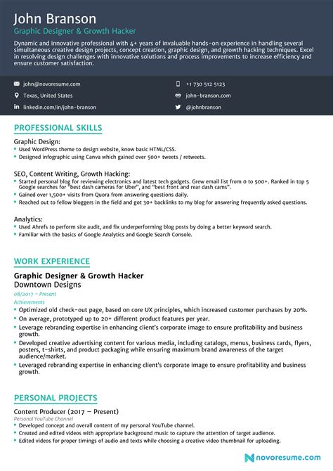 Military To Civilian Resume Example For Veterans Updated