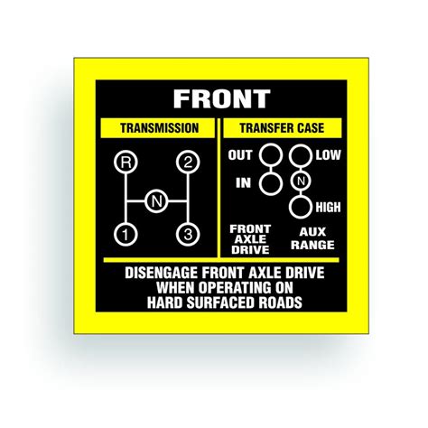 Shift Pattern Decal Sticker Dash Plaque Or Magnet Transmission