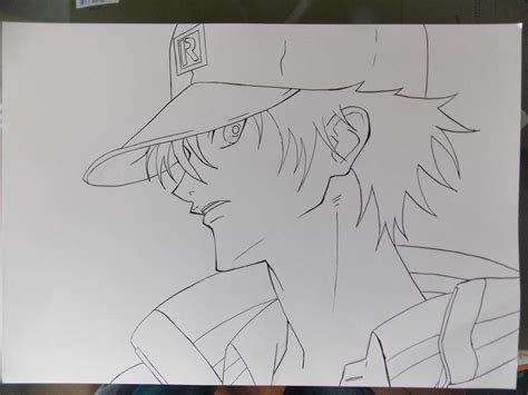 Drawing Echizen Ryoma Ink By Abrutimonstre On Deviantart