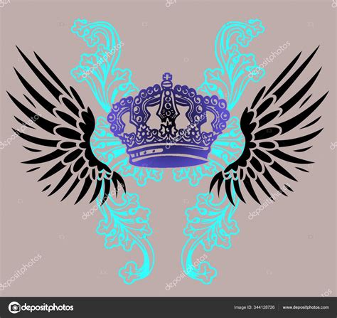 Classic Eagle Scroll Background Stock Vector By ©yayimages 344128726