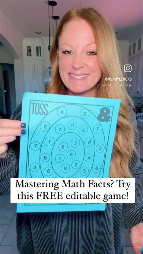 Free Math Game For Fact Fluency [video] Math Facts Mastering Math Math