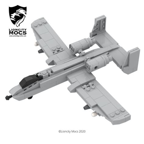 A10 Thunderbolt II 1 | Instructions: rebrickable.com/mocs/MO… | Flickr ...