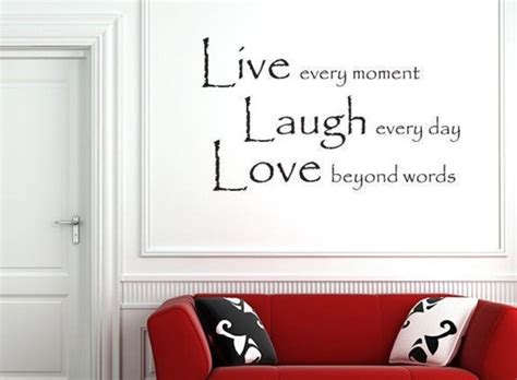 Live Laugh Love Wall Sticker Etsy