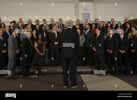 Secretary Of Defense Chuck Hagel Meets With The United States Mission