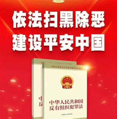 一张图看懂《中华人民共和国反有组织犯罪法》斗争李耀瑭永江