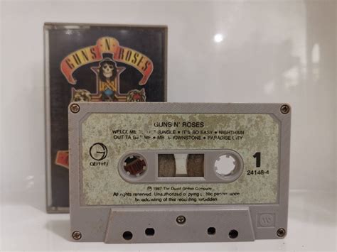 Cassette Gun N Roses Appetite For Destruction Hobbies And Toys Music