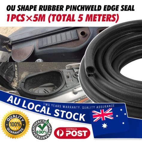 5m Rubber Seal Strip Car Front Rear Side Door Trim Edge Moulding