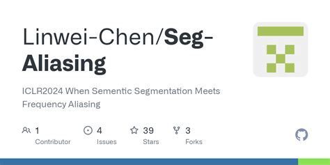 Github Linwei Chenseg Aliasing Iclr2024 When Sementic Segmentation