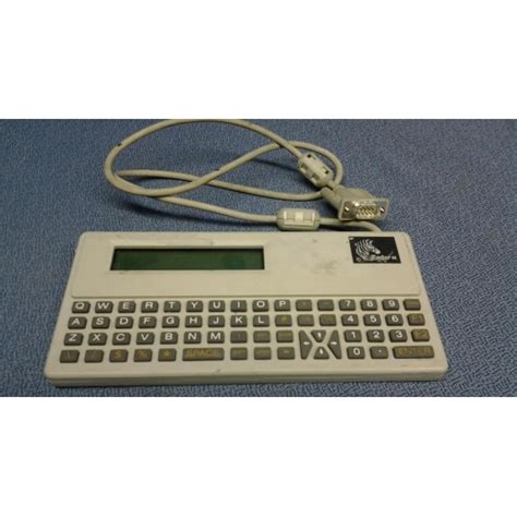Zebra Thermal Printer Keyboard Kdu 120181 001 With Serial Cable
