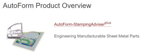 Autoform Sheet Metal Forming Simulation Software Stampingsimulation