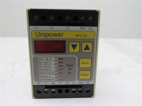 Unipower HPL110 Digital Power Monitor 3 X 460V Bullseye Industrial Sales