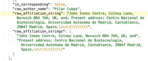 issue when processing `raw affiliation string` for creating `works