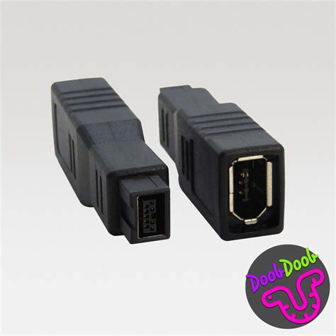 อแดปเตอร์แปลงสัญญาณ Firewire 800 To 400 Adapter Converter Connecter 9 6 Pin Ieee 1394 [ มี