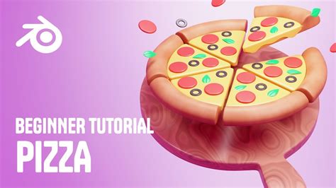 Tasty Pizza Blender 3D Beginner Tutorial YouTube