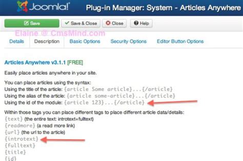 Joomla How To Insert Article In A Module