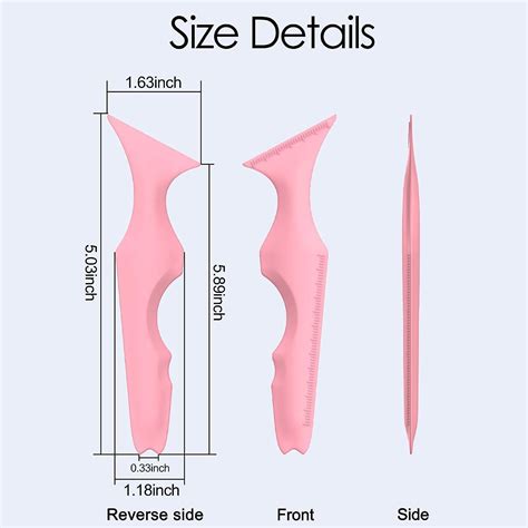 Jutqut Eyeliner Stencils Reusable Silicone Multi Purpose Eye Makeup