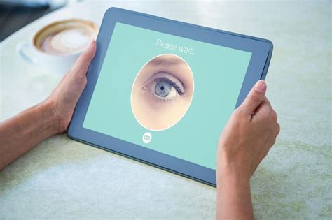 Premium Photo Composite Image Of Iris Recognition